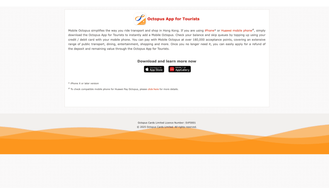 Tourist Octopus Card: Everything to Know - Pale Ale Travel